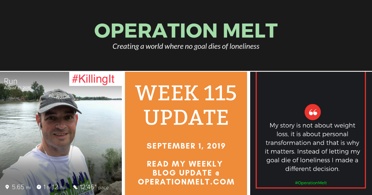Week 115: My Story is Not About Weight Loss - Operation Melt